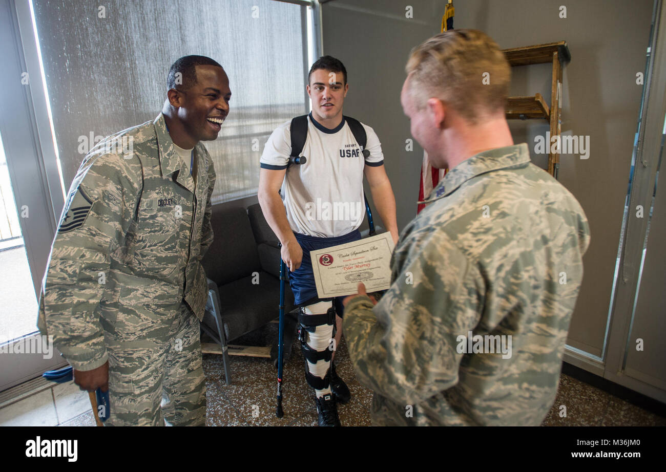 Master Sgt. Christopher Dooley, U.S. Air Force Academy military trainer ...