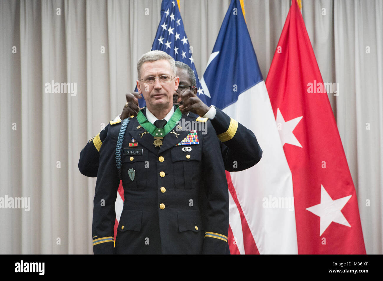 Col. Joachim Strenk receives the Texas Superior Service Medal for ...