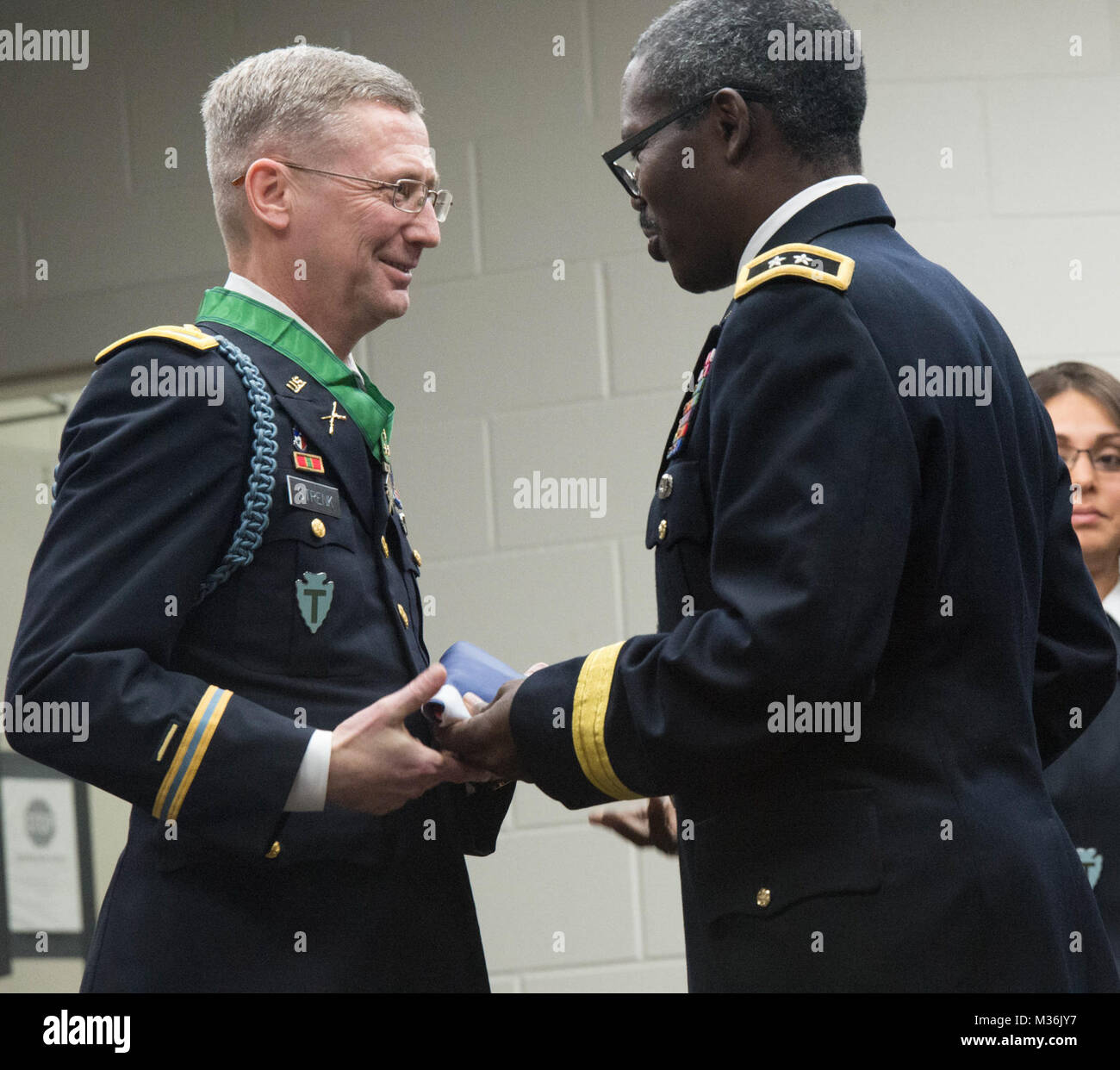 Maj. Gen. Lester Simpson, commander of the 36th Infantry Division ...