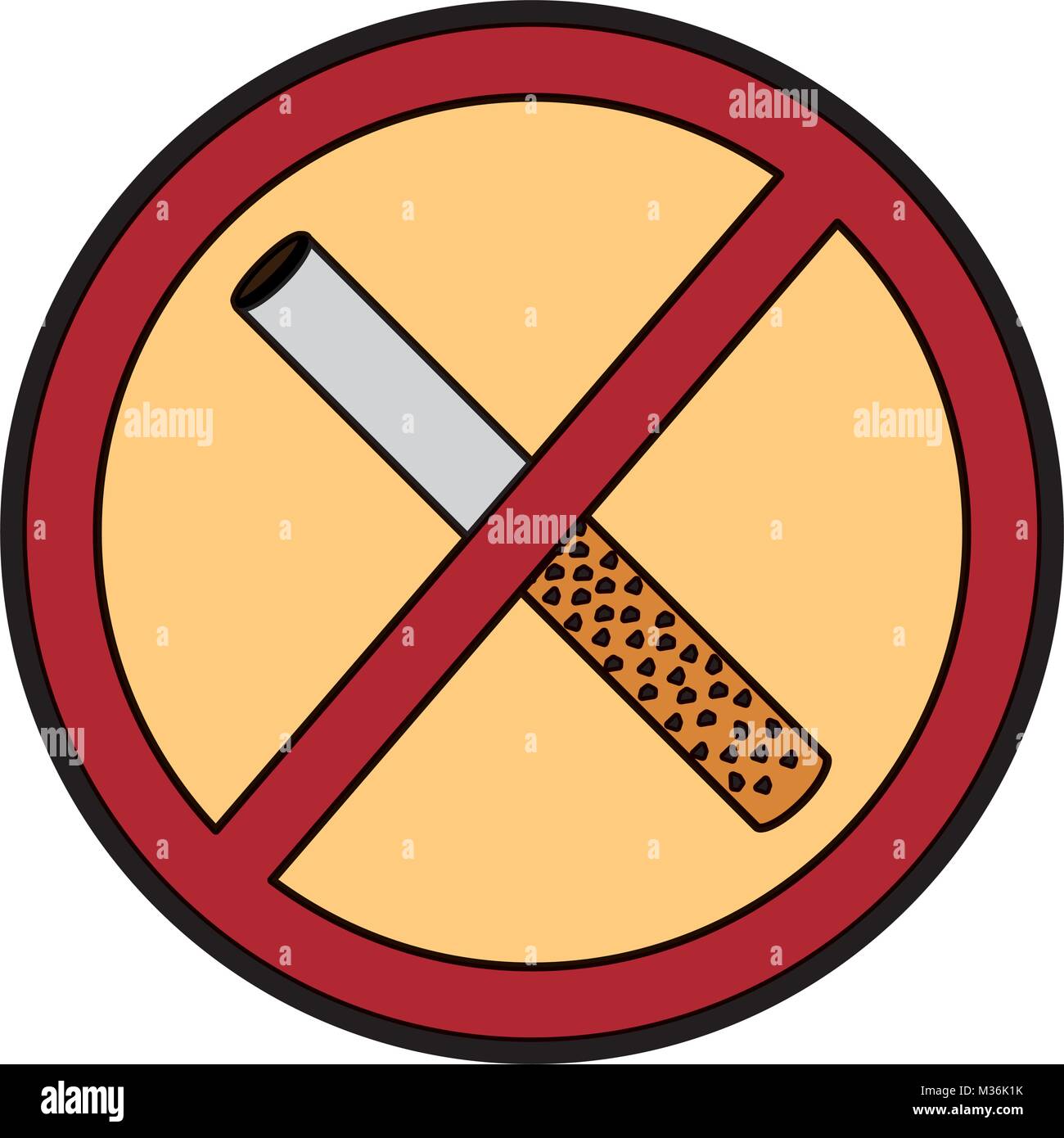 No smoking place Stock Vector Images - Alamy