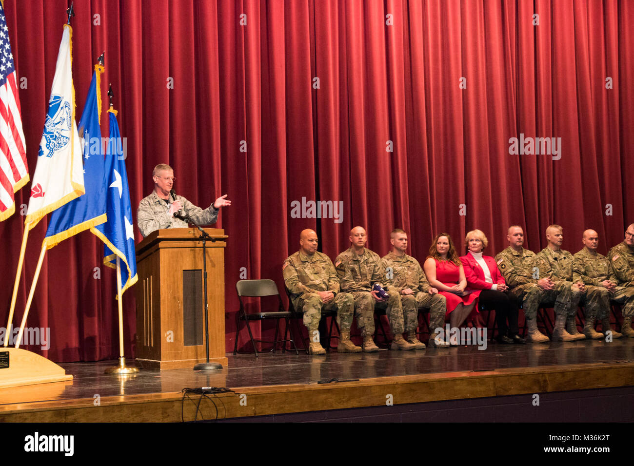 Maj. Gen. Mark E. Bartman, Ohio adjutant general, addresses Soldiers of ...