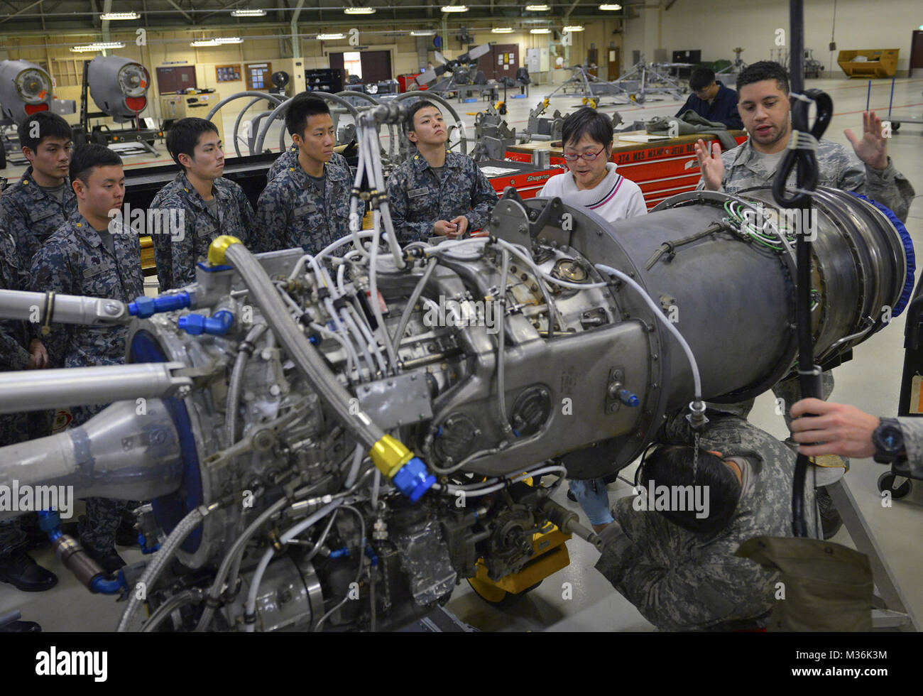 374th Maintenance Squadron trains Japan Air Self Defense Force on the C ...