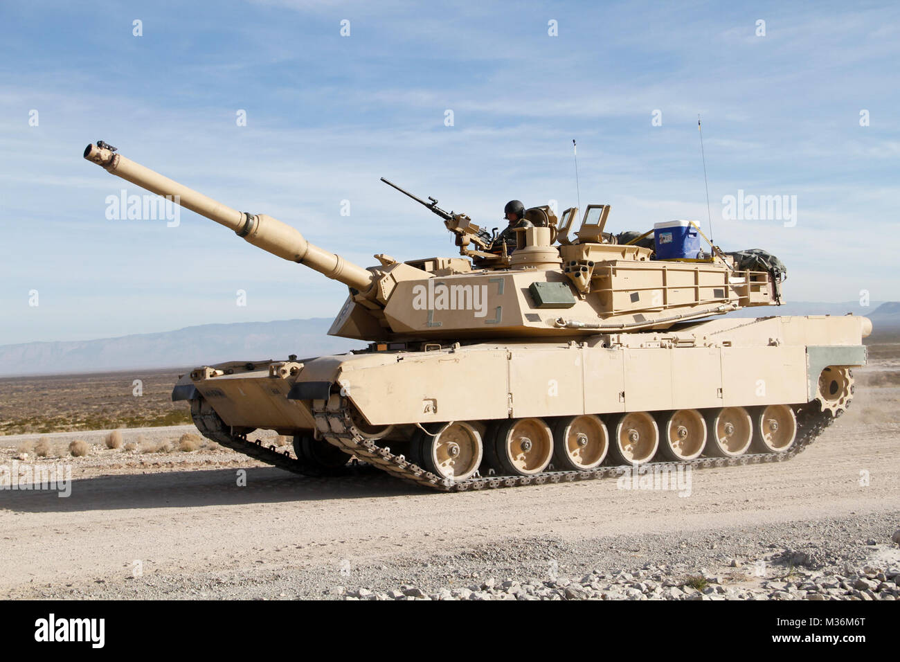 Tank Gunnery Feb. 2017 by 1st Armored Division and Fort Bliss Stock ...