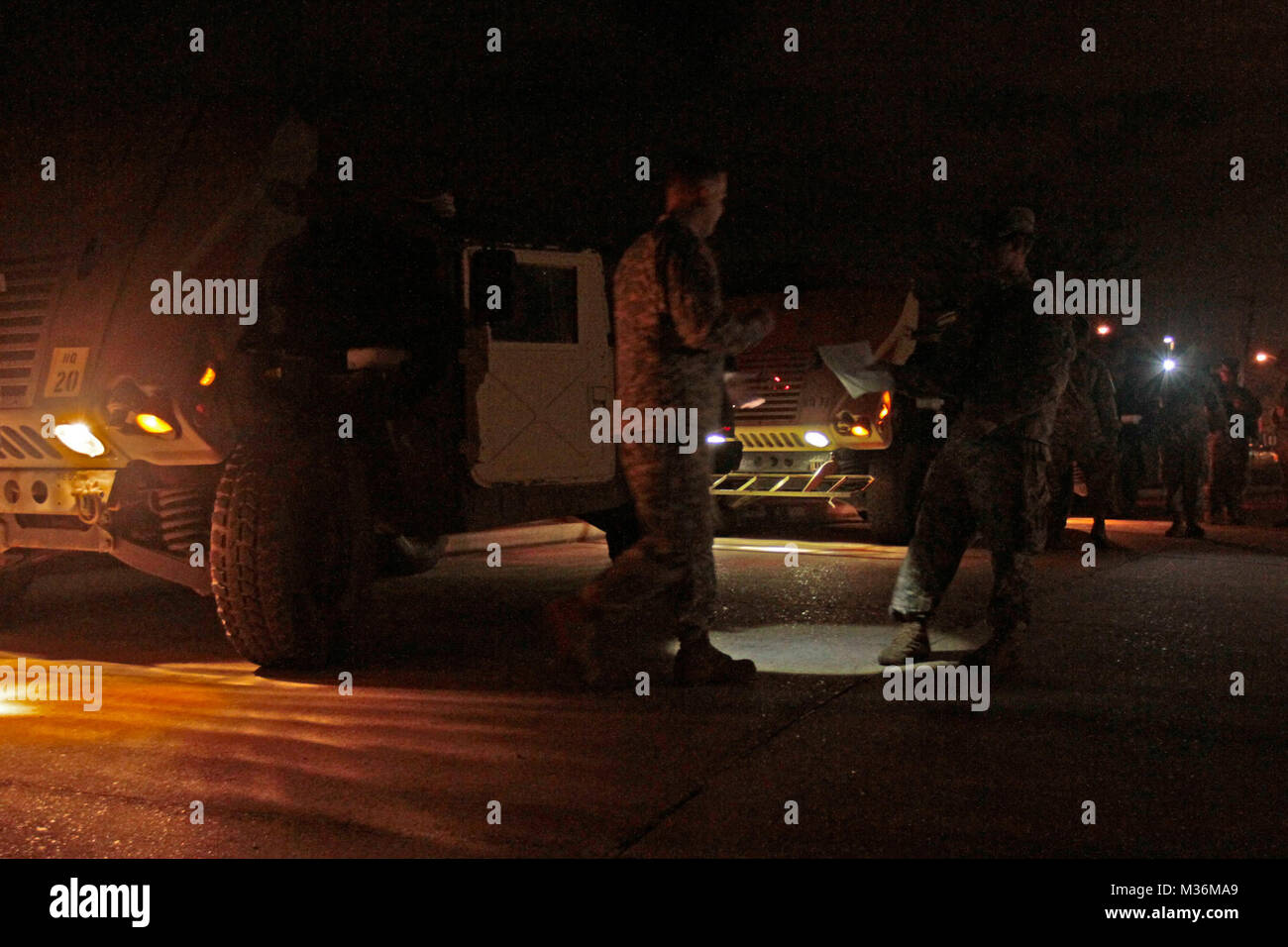 Members of 1st Battalion, 141st Field Artillery Regiment, 256th ...