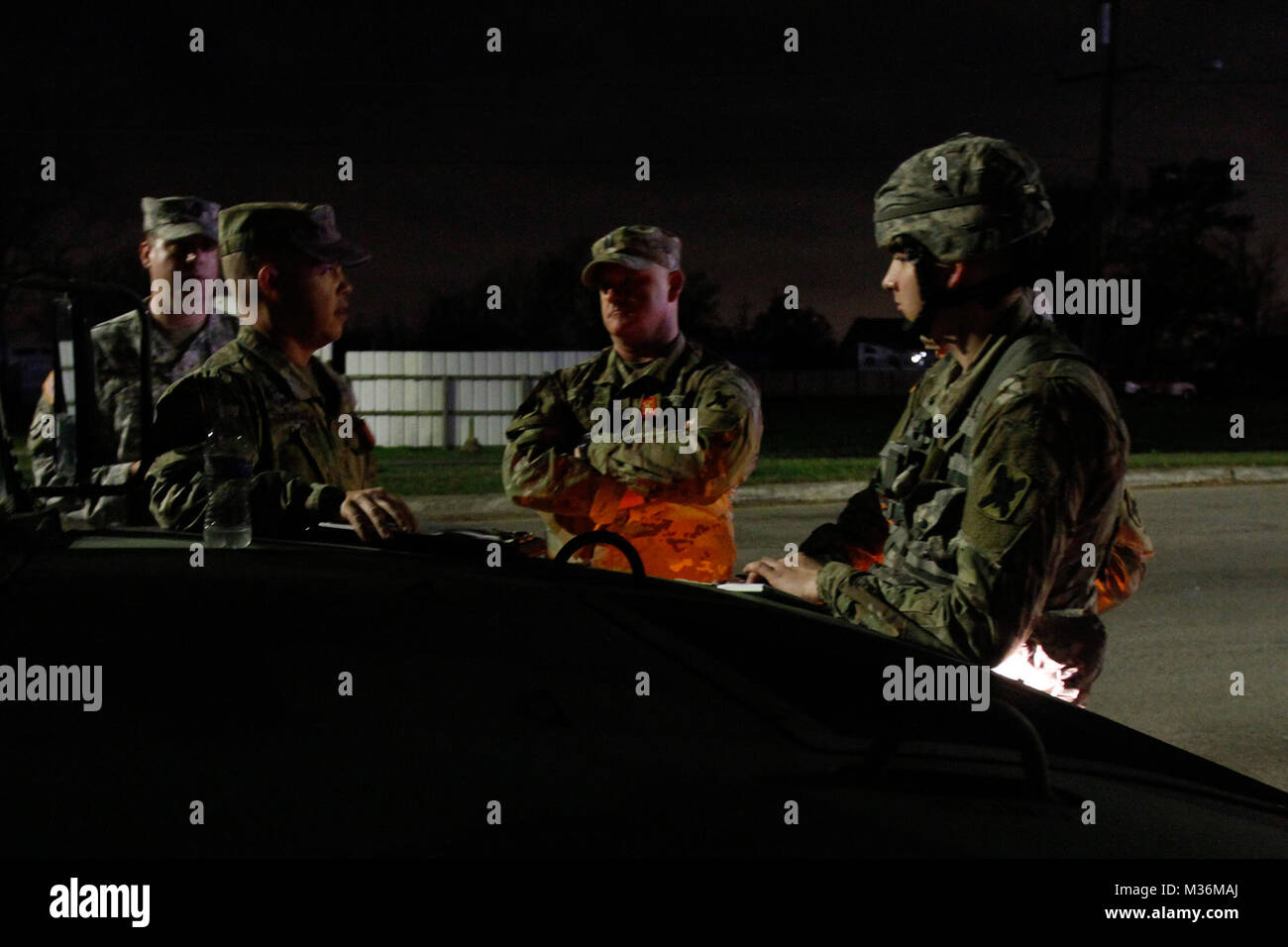 Members of 1st Battalion, 141st Field Artillery Regiment, 256th ...