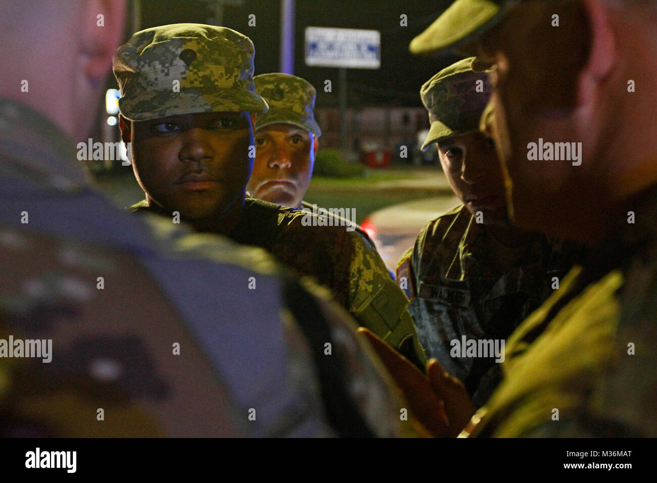 Members of 1st Battalion, 141st Field Artillery Regiment, 256th ...
