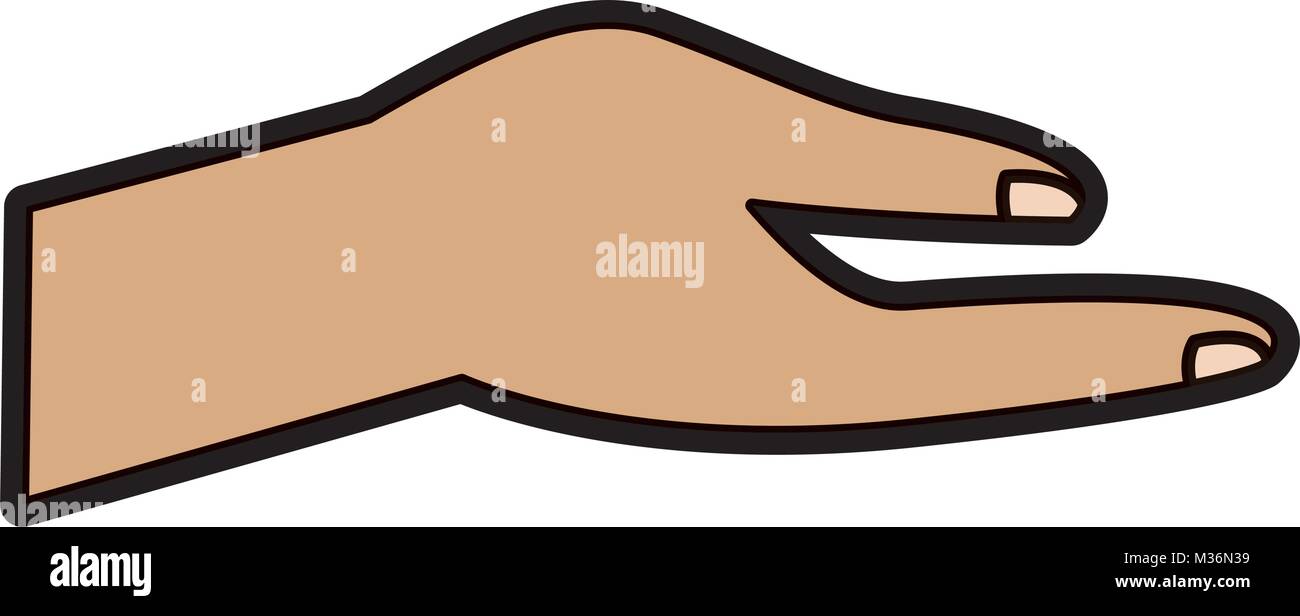 human hand help support gesture Stock Vector Image & Art - Alamy