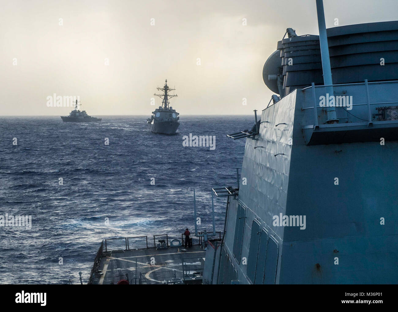 Multisail 17 challenges seamanship, warfighting skills of USS Barry ...