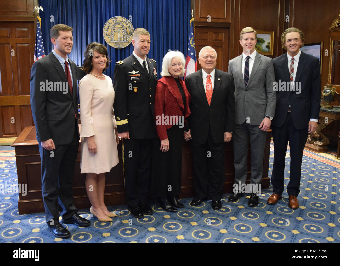 The Jarrard Family by Georgia National Guard Stock Photo - Alamy