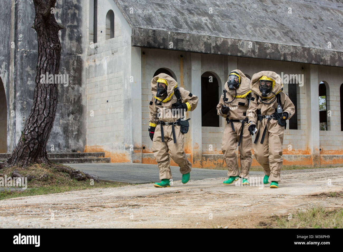 U.S. Marines with Chemical Biological Radiological Nuclear (CBRN ...