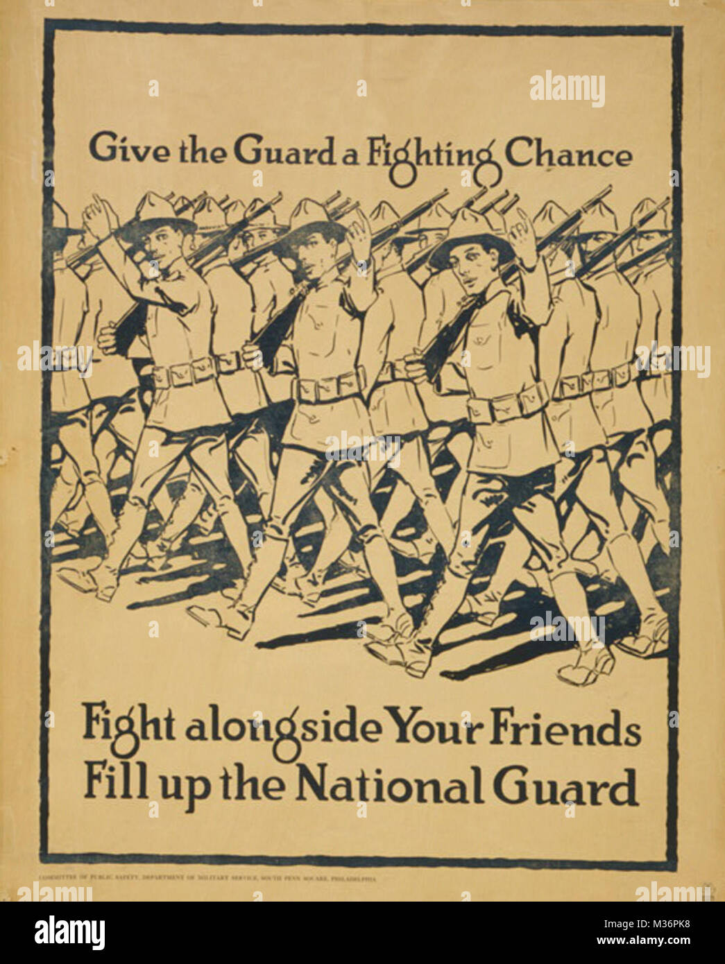 Historic National Guard poster by The National Guard Stock Photo - Alamy