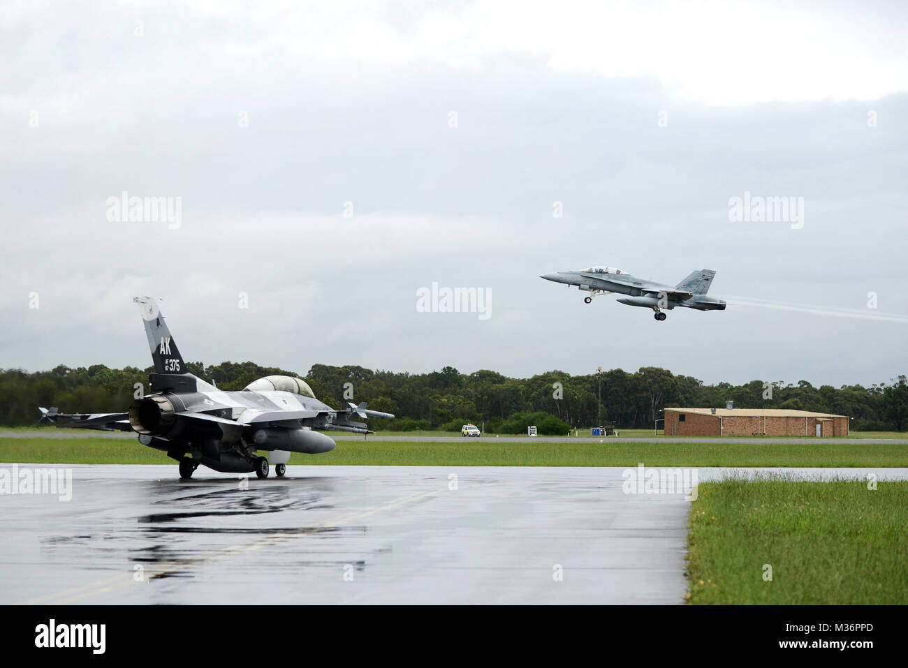 U.S. Air Force Maj. Shawn McGoffin, 354 Fighter Wing deputy inspector ...