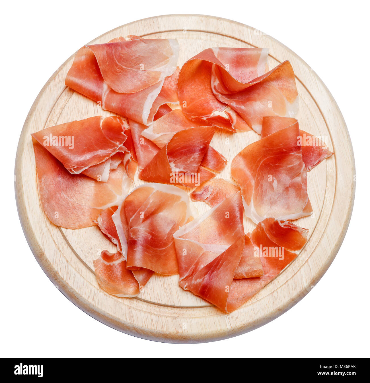 Set meat appetizer jamon Cut Out Stock Images & Pictures - Alamy