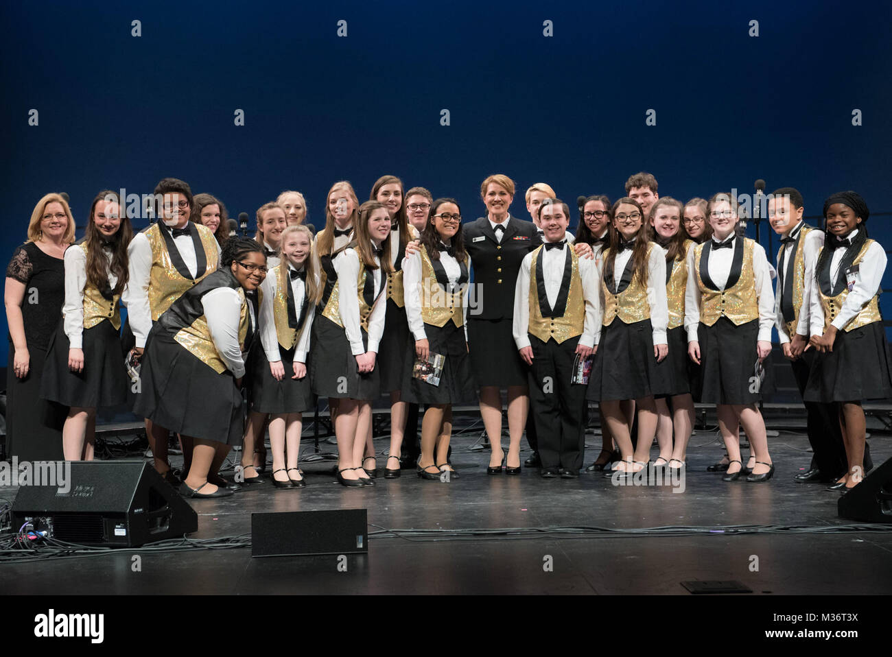CLEVELAND (April 20, 2017) The Singing Angels stop for a photo with ...
