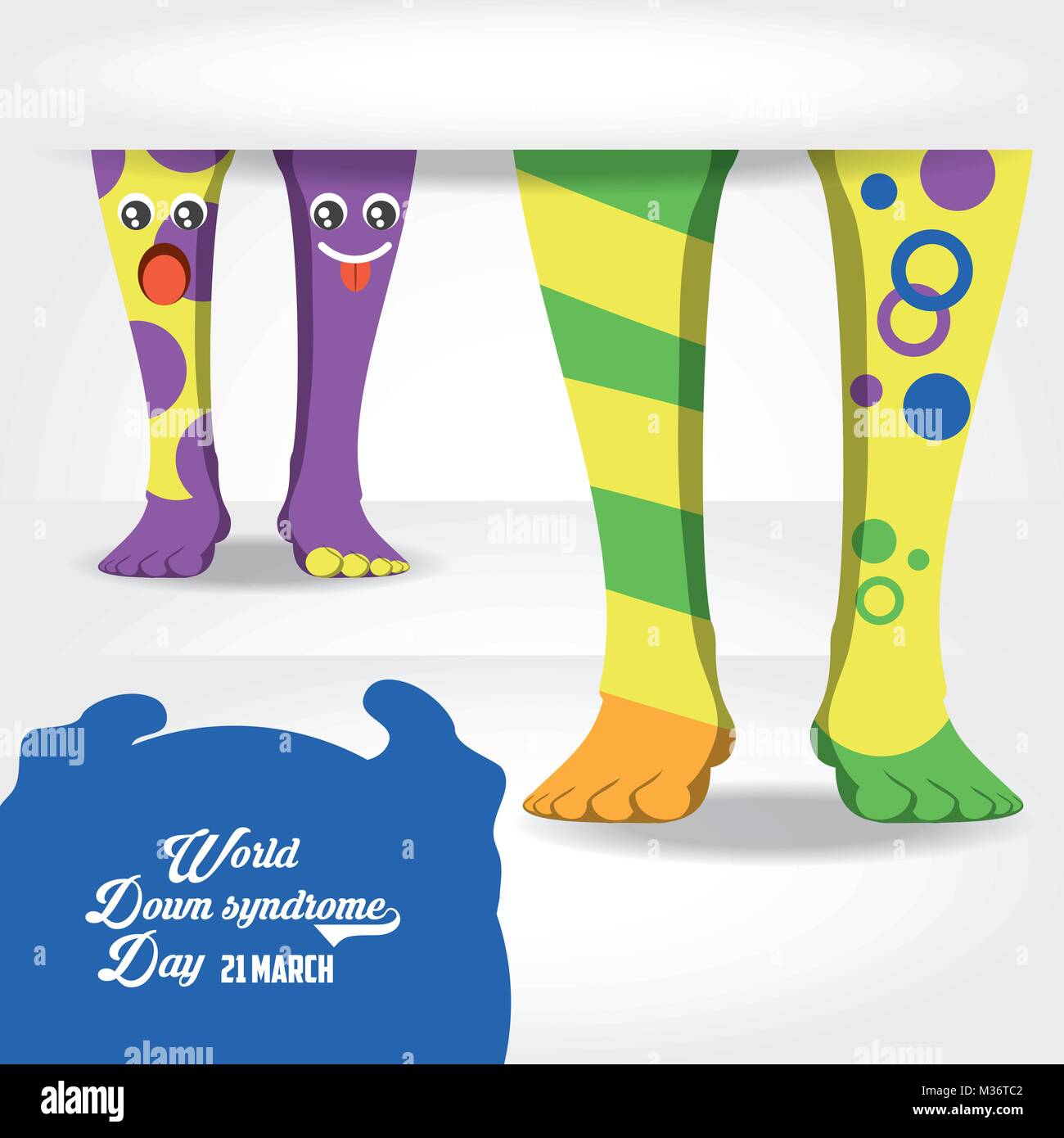 Down syndrome cartoon hi-res stock photography and images - Alamy