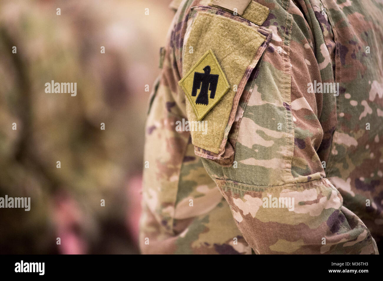 Soldiers From Alpha Company 777th Aviation Support Battalion 90th