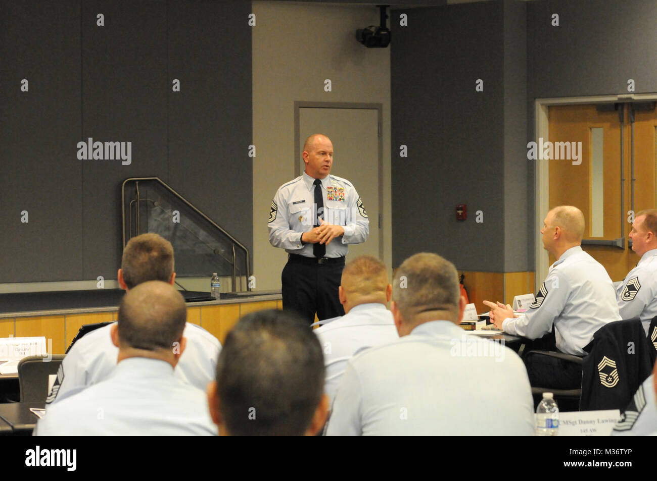 Chief Master Sgt. James W. Hotaling, chief master sergeant of the Air ...