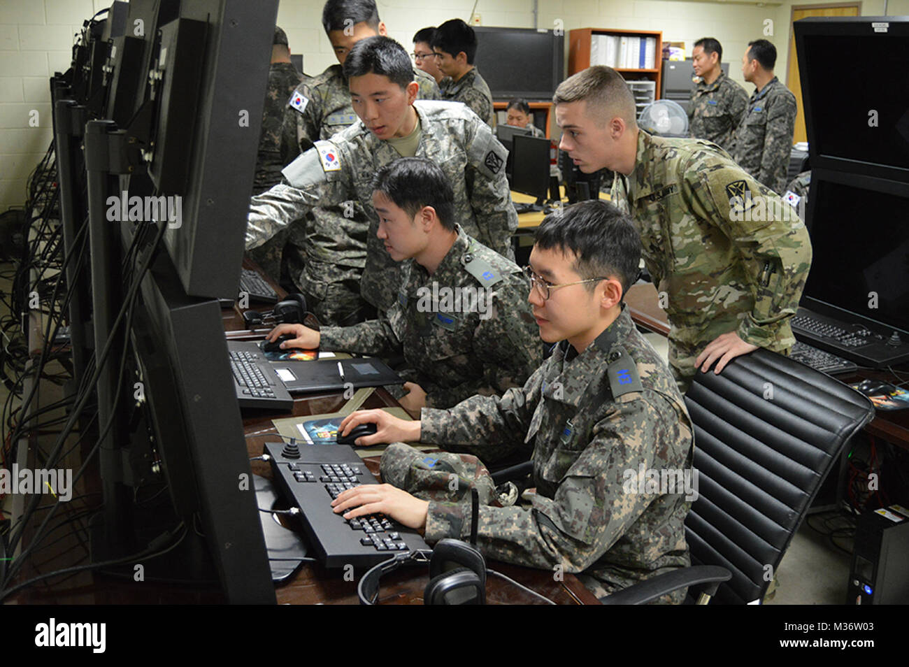 Korean Augmentee to the U.S. Army Cpl. Seungsu Nam, a human resources ...