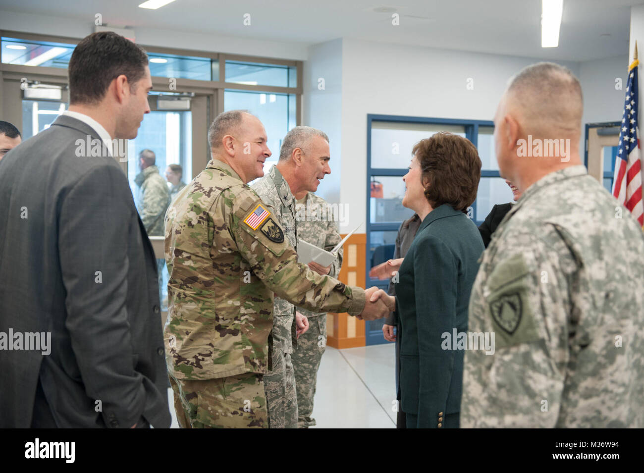 Susan Collins, United States senator for Maine, Lt. Gen. Timothy J ...