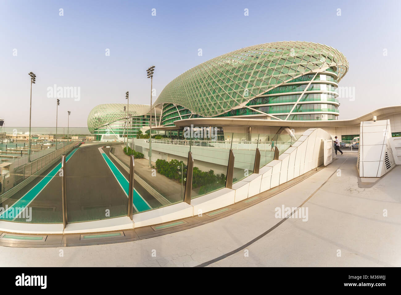 ABU DHABI, UAE - May 13, 2014: The Yas Marina Formula 1 Grand Prix ...