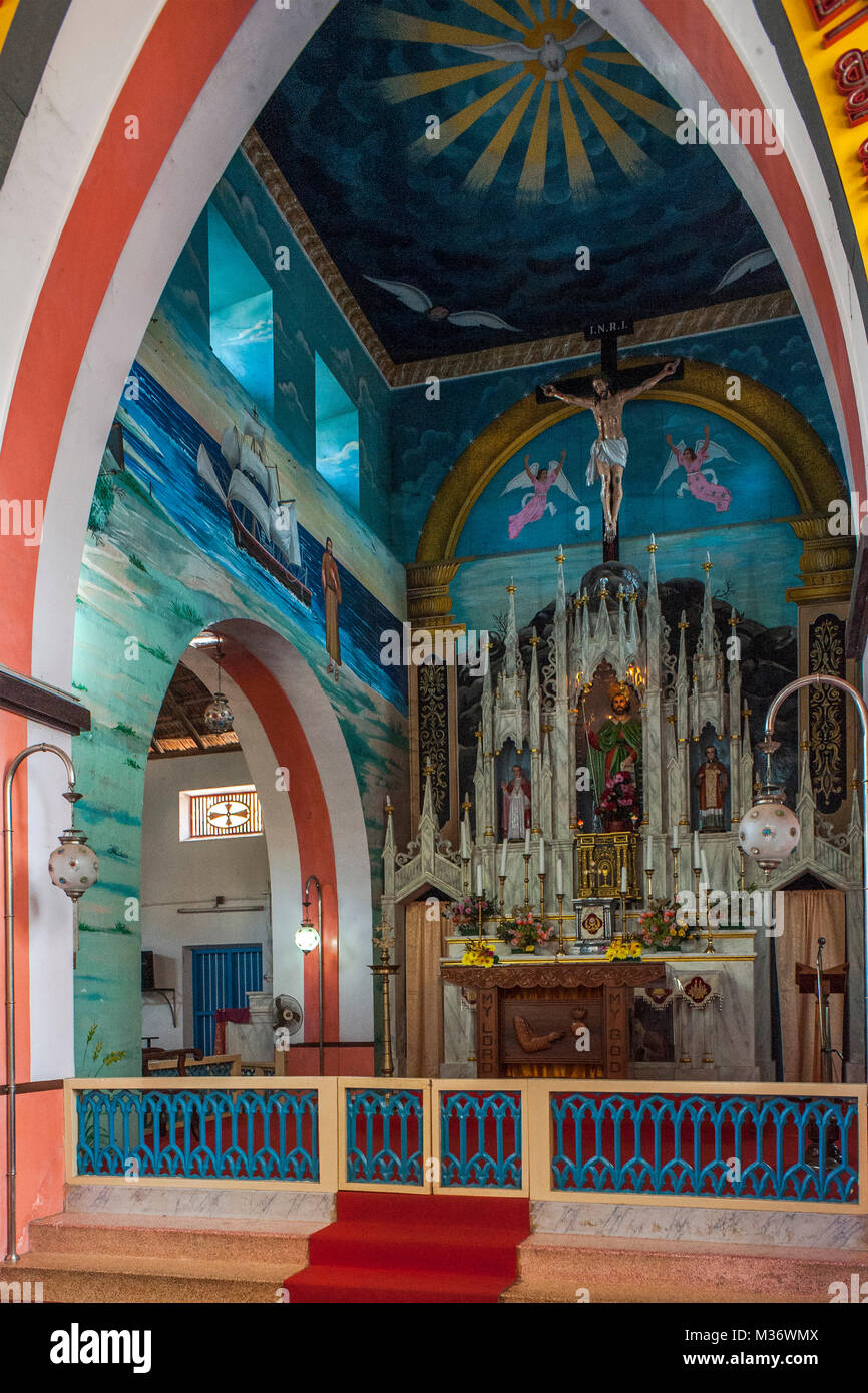 syro Malabar catholic church, palayur, thrissur, kerala, India, Asia ...