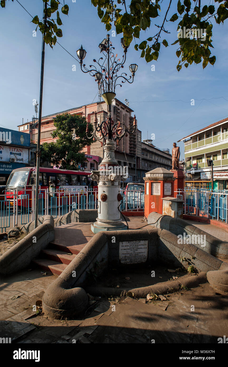fountain of a f maconochie collector, solapur, Maharashtra, India, Asia ...