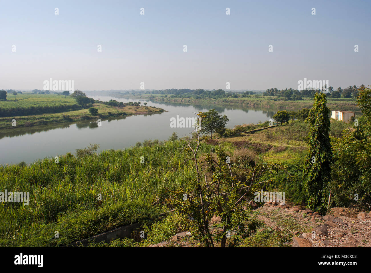Bhima and Sina river confluence, Solapur, Maharashtra, India, Asia ...