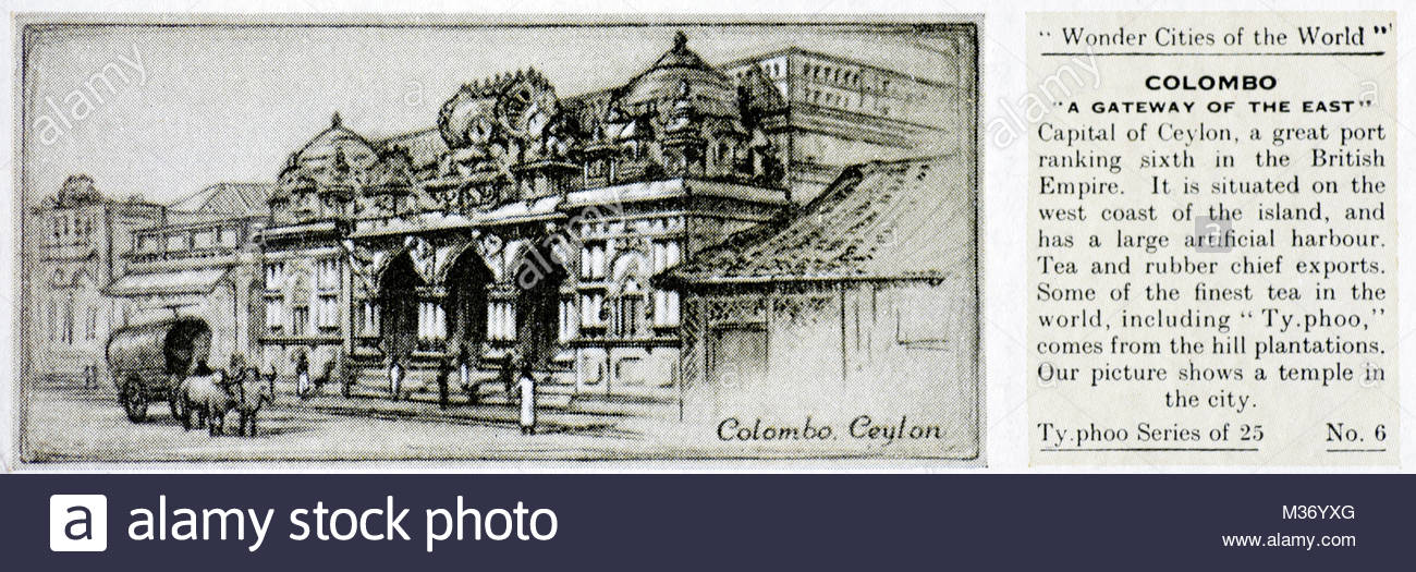 Wonder cities of the World - Colombo, Ceylon Stock Photo - Alamy