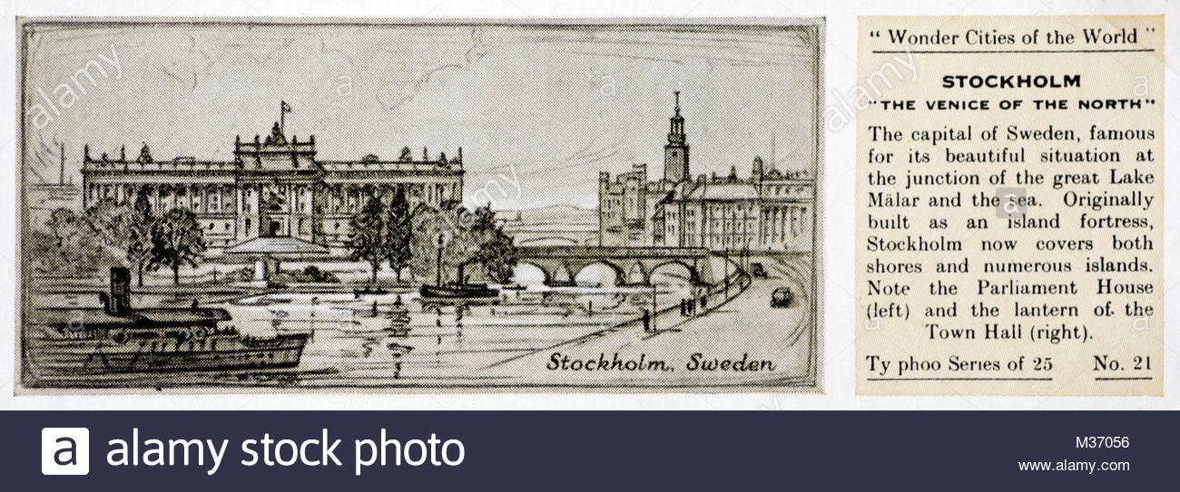 Wonder cities of the World - Stockholm, Sweden Stock Photo - Alamy