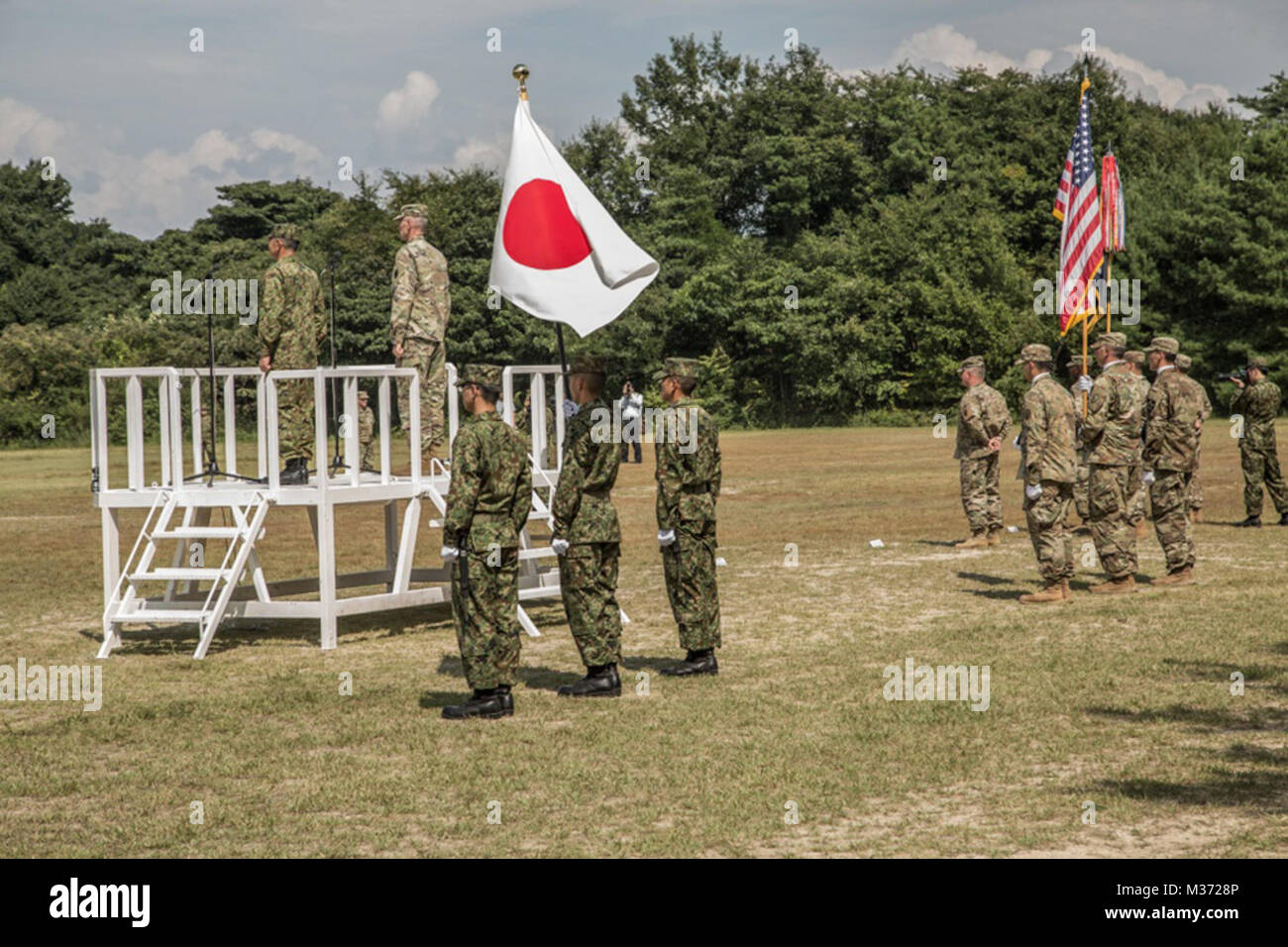 Ceremony opens Orient Shield 2016 in Japan by #PACOM Stock Photo - Alamy