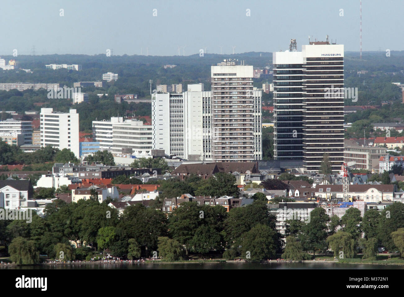 Mundsburg hochhaeuser hi-res stock photography and images - Alamy
