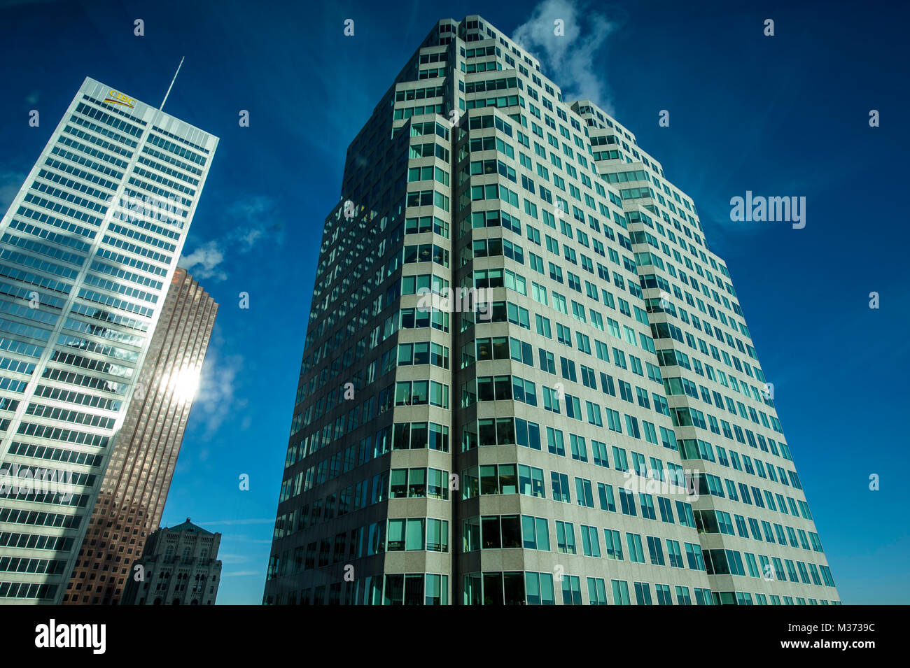 Brookfield Place North tower in Toronto downtown, Bay Street banking ...
