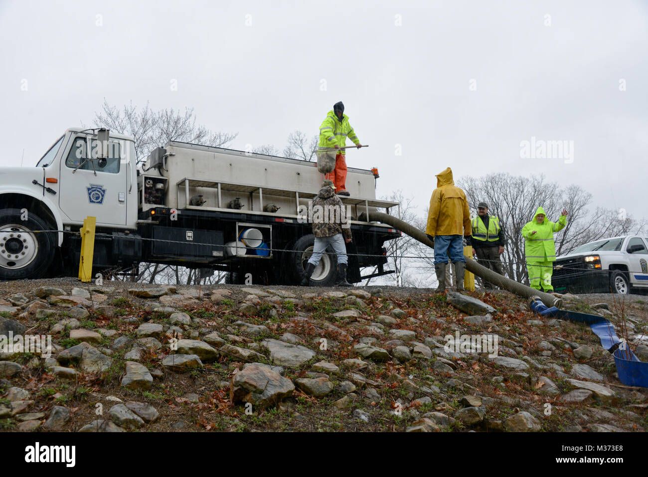FTIG Trout Stocking 03 DSC1516 by PANationalGuard Stock Photo - Alamy