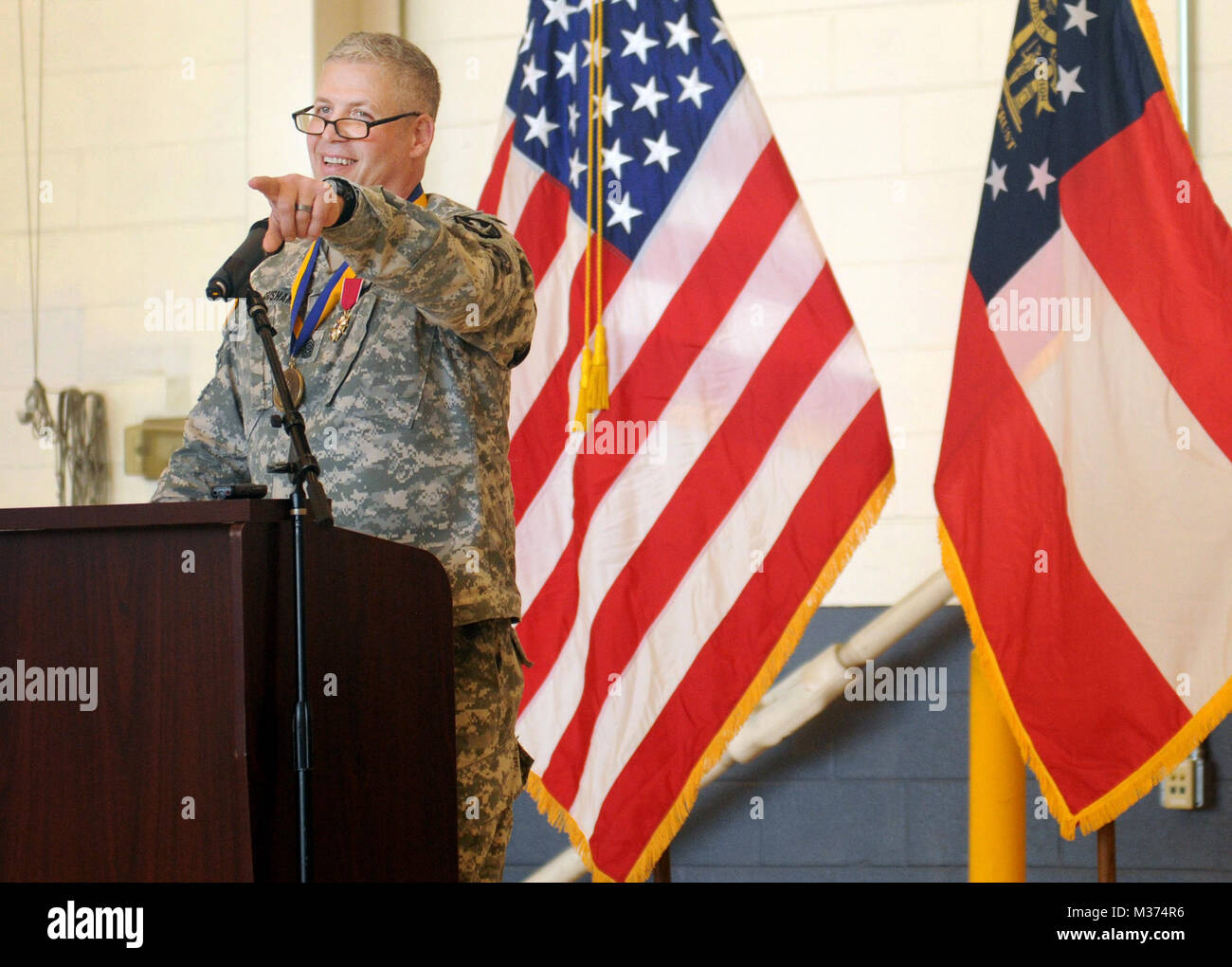 CSM Thomas Grisham by Georgia National Guard Stock Photo - Alamy