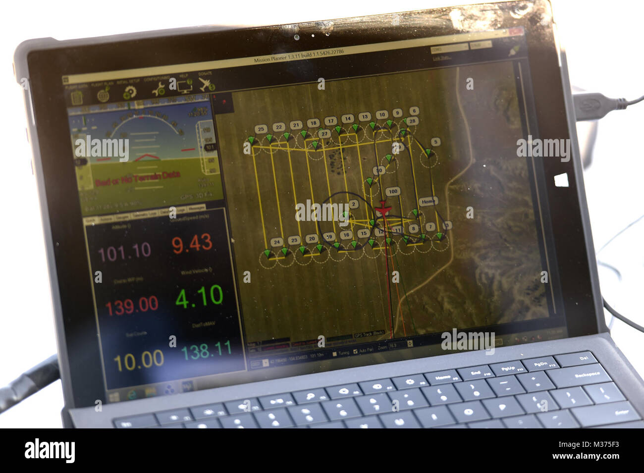 The ITAM crew is able to monitor the first test flight in the autopilot ...