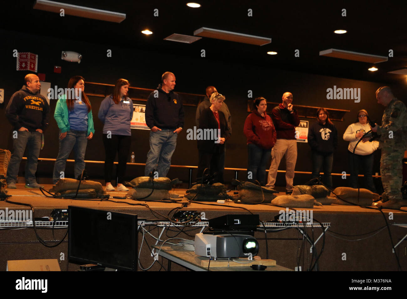 Sgt. 1st Class Andrew Mathe briefs educators from Kent and Sussex ...