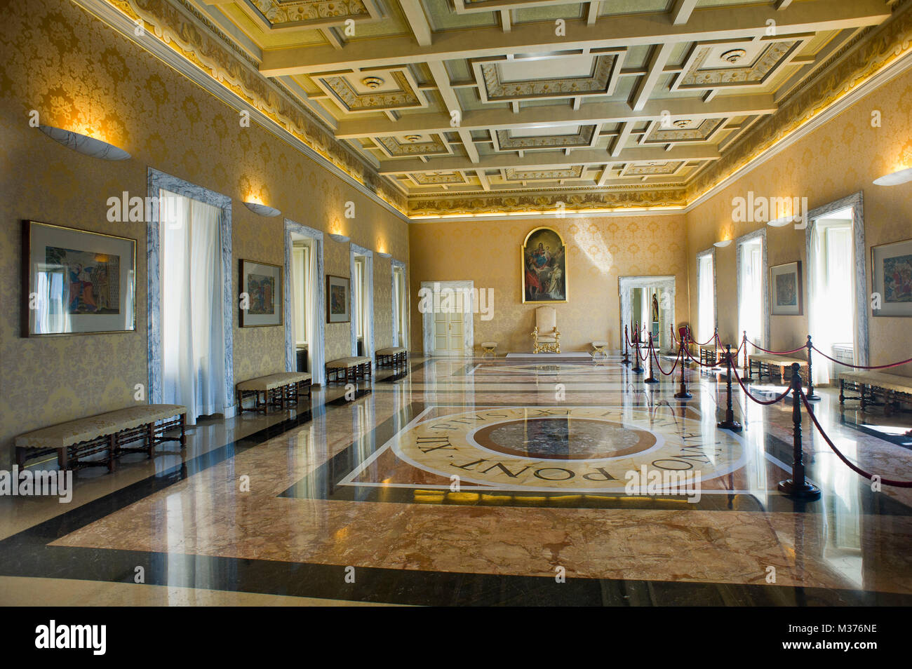 Europe, Italy, Latium, Castel Gandolfo. Villa Barberini Stock Photo - Alamy