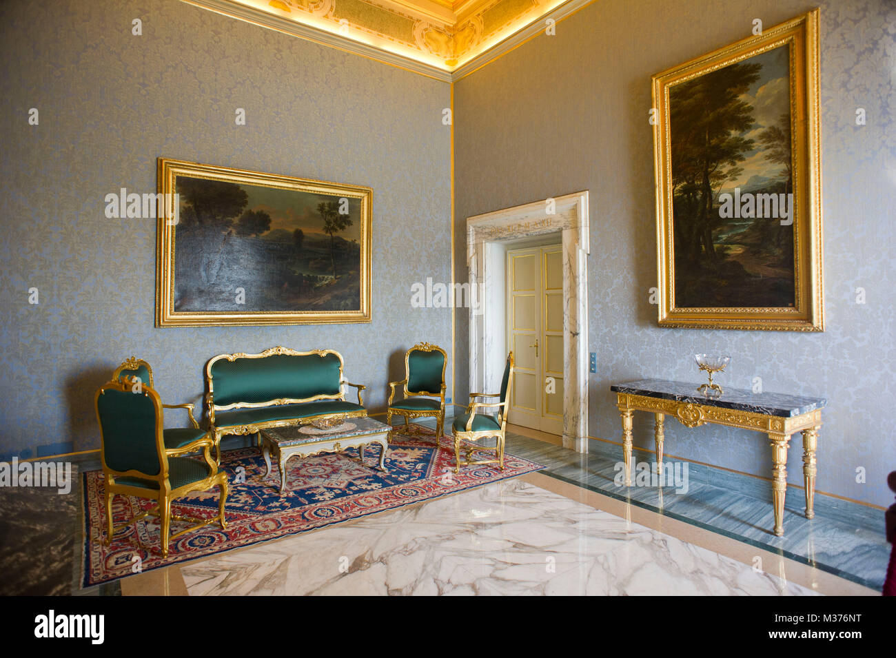 Europe, Italy, Latium, Castel Gandolfo. Villa Barberini Stock Photo - Alamy