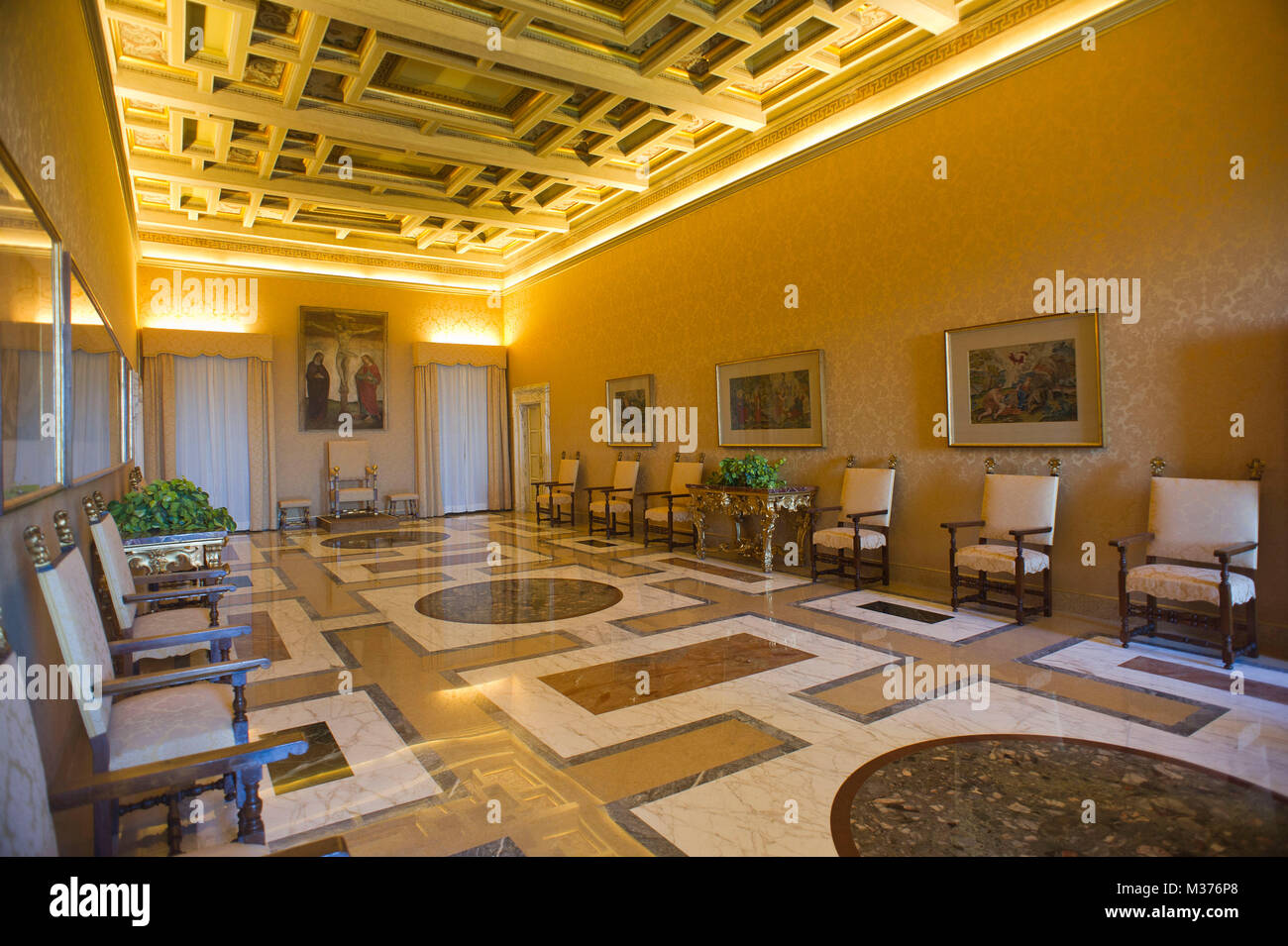 Europe, Italy, Latium, Castel Gandolfo. Villa Barberini Stock Photo - Alamy