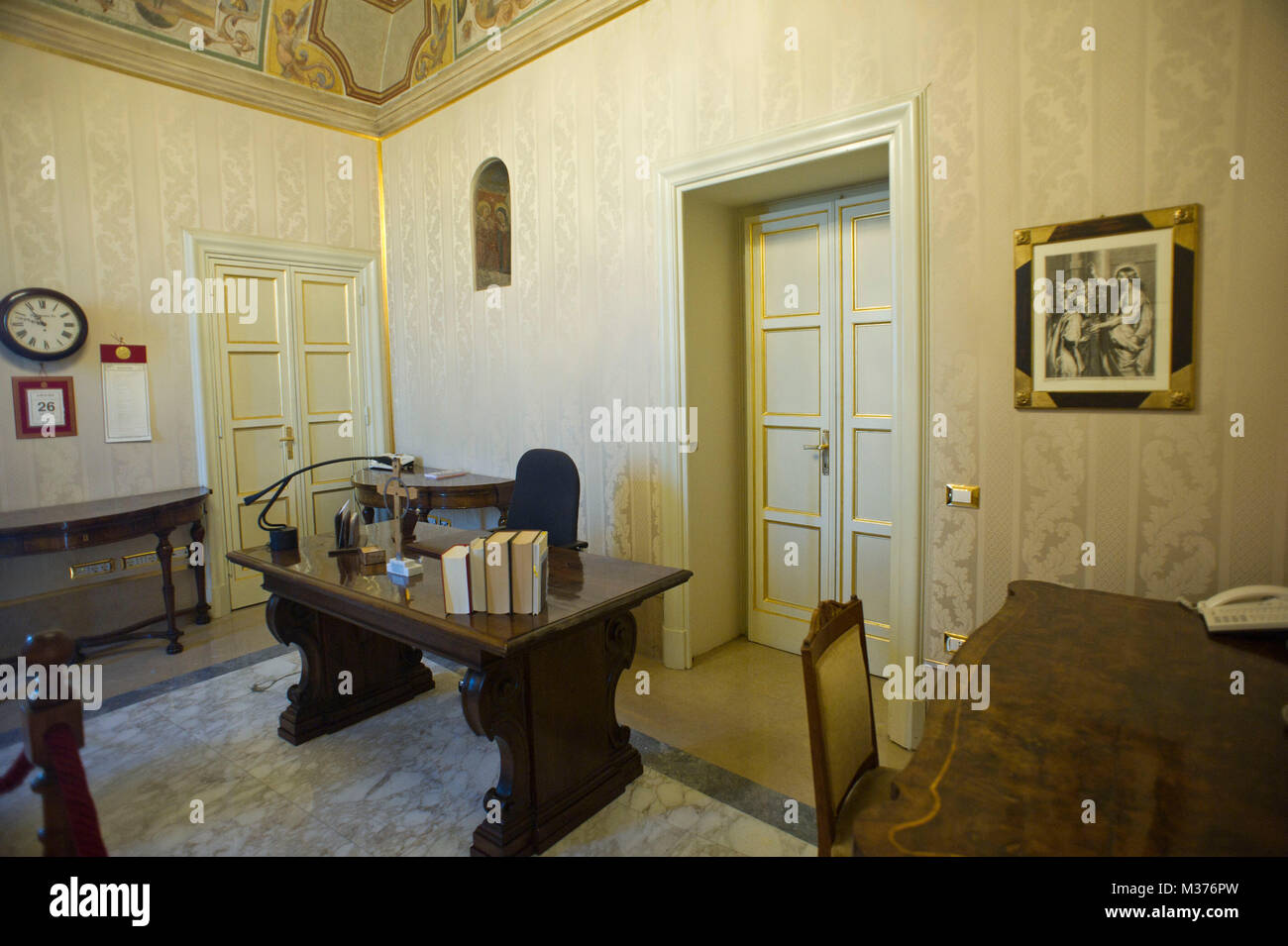 Europe, Italy, Latium, Castel Gandolfo. Villa Barberini Stock Photo - Alamy