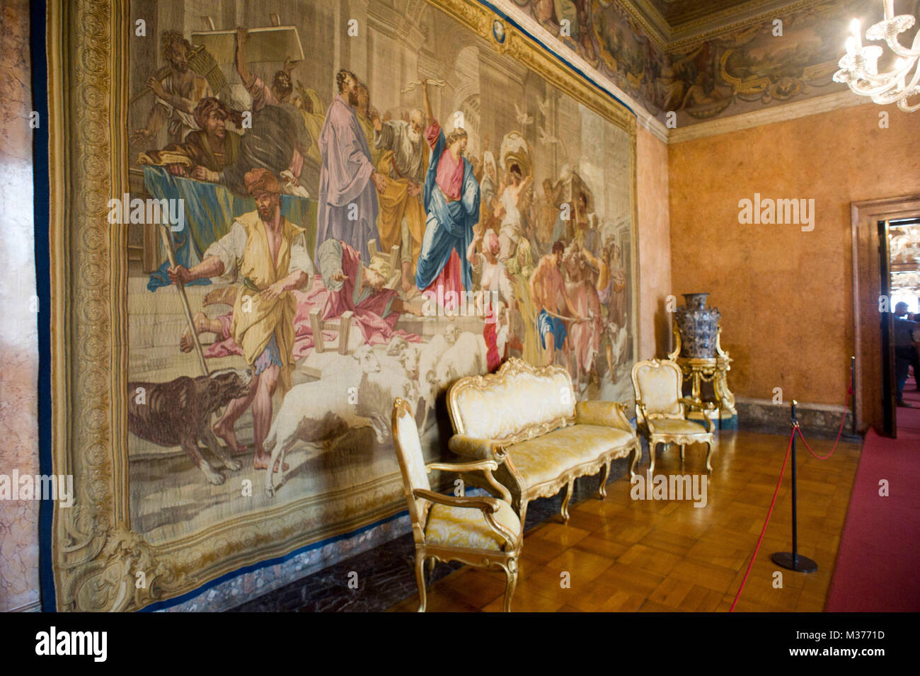 Quirinale palace interior hi-res stock photography and images - Alamy