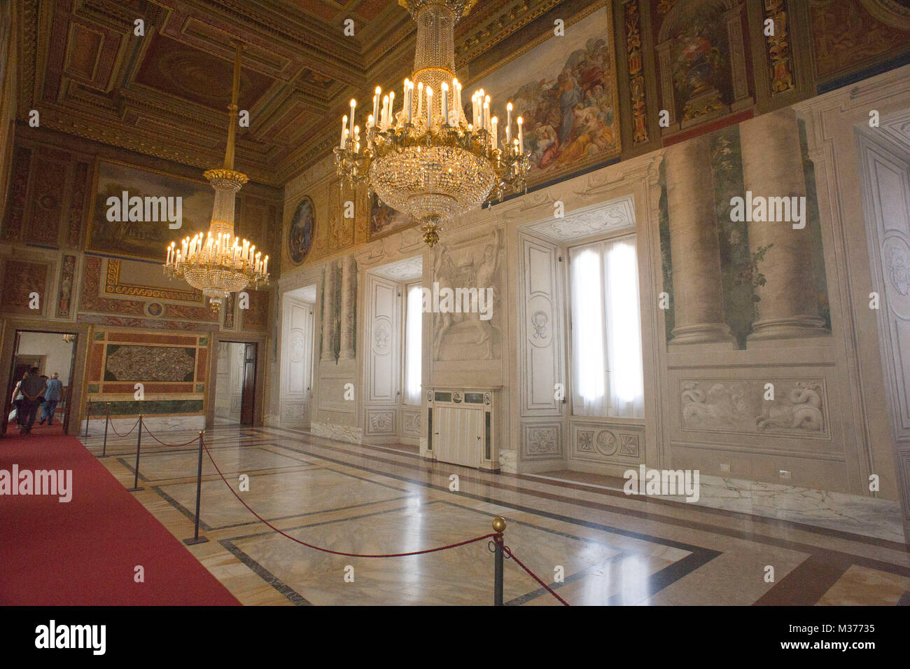 Europe, Italy, Latium, Rome, Rome, Palace of the Quirinale, built on ...