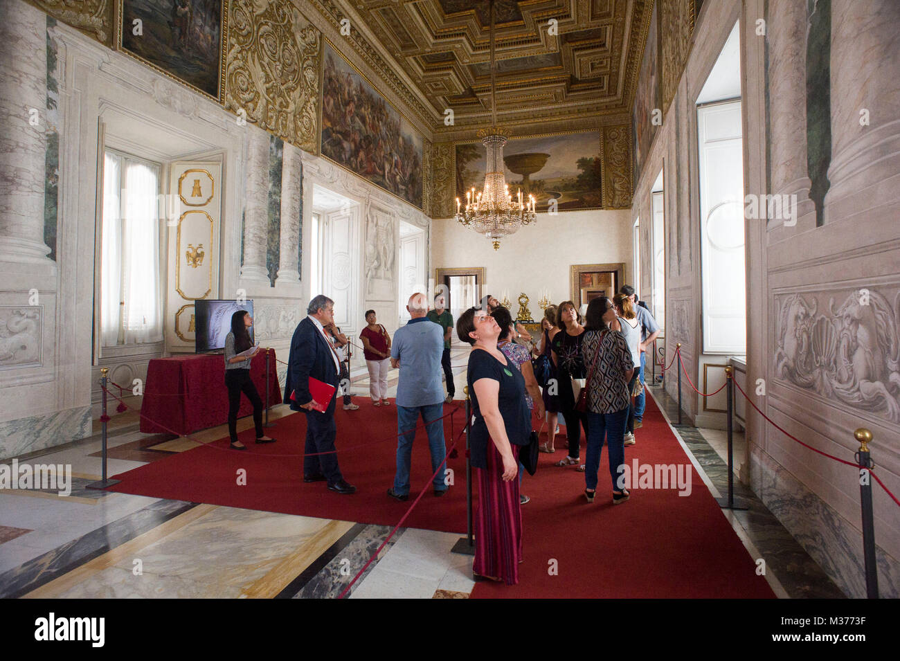 Europe, Italy, Latium, Rome, Rome, Palace of the Quirinale, built on ...