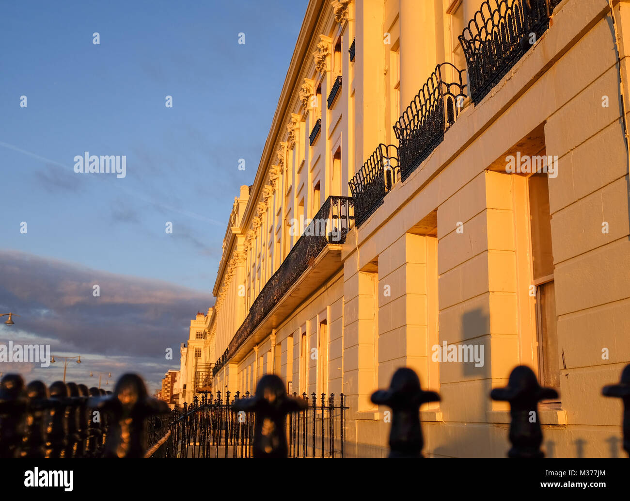 Corner of Brunswick Square and Brunswick Terrace regency buildings on ...