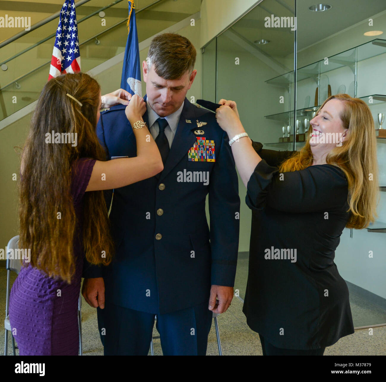 Louisiana National Guard's Lt. Col. William Cusick was promoted to the ...