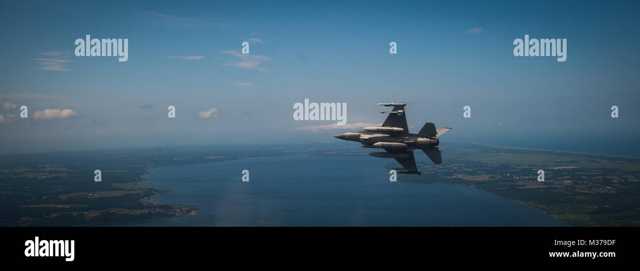 U.S. Air Force Capt. David Neville, a 13th Fighter Squadron F-16 ...