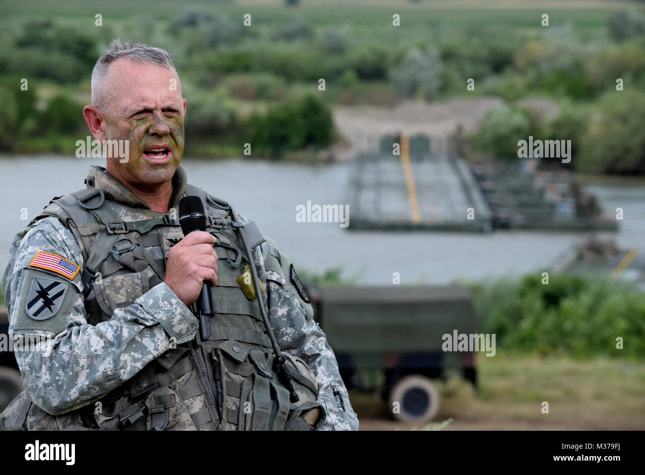 VALCEA ROMANIA, July 12, 2017 – Colonel John Gentry, commander of the ...