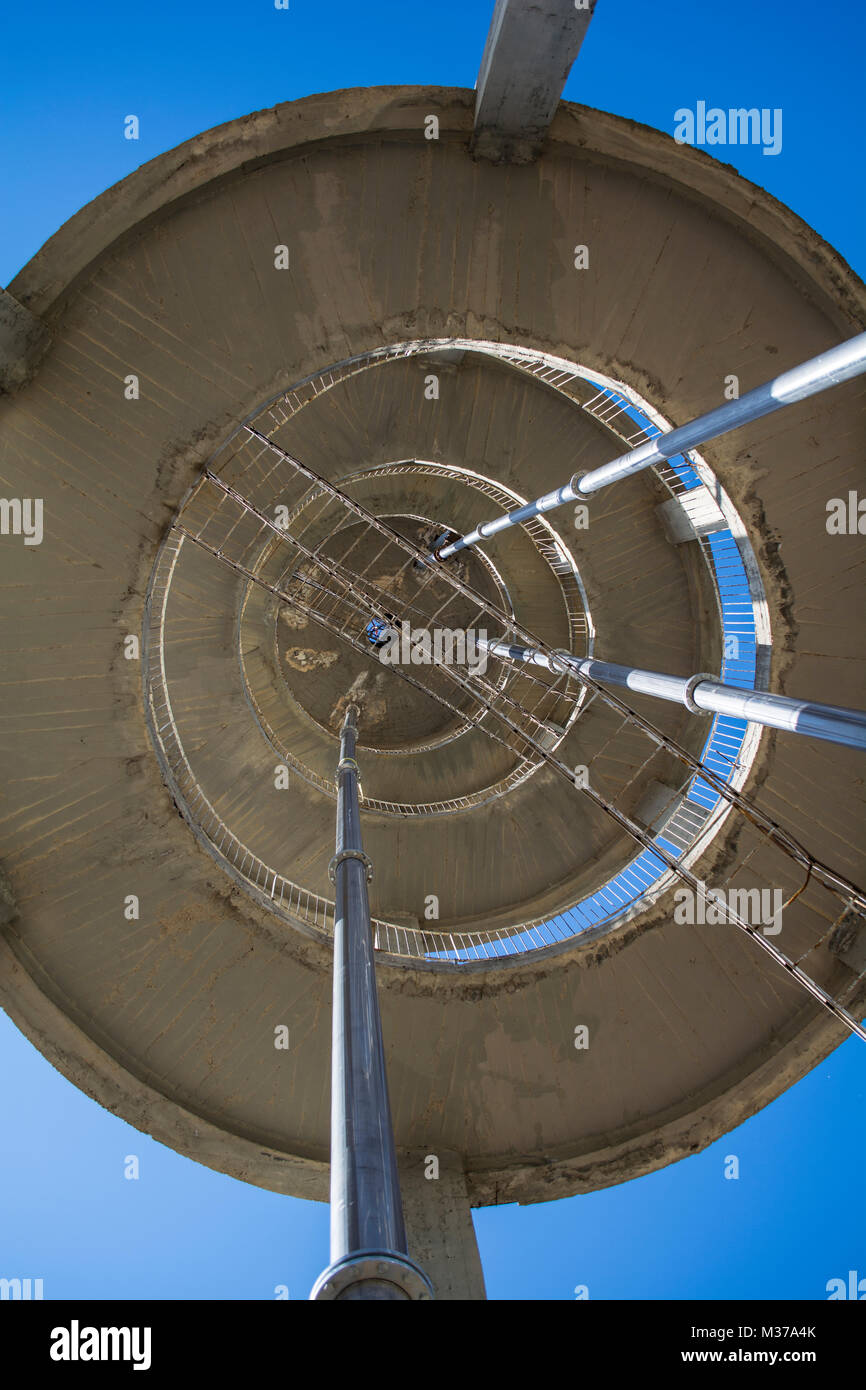 big water tank in village water supply Stock Photo - Alamy