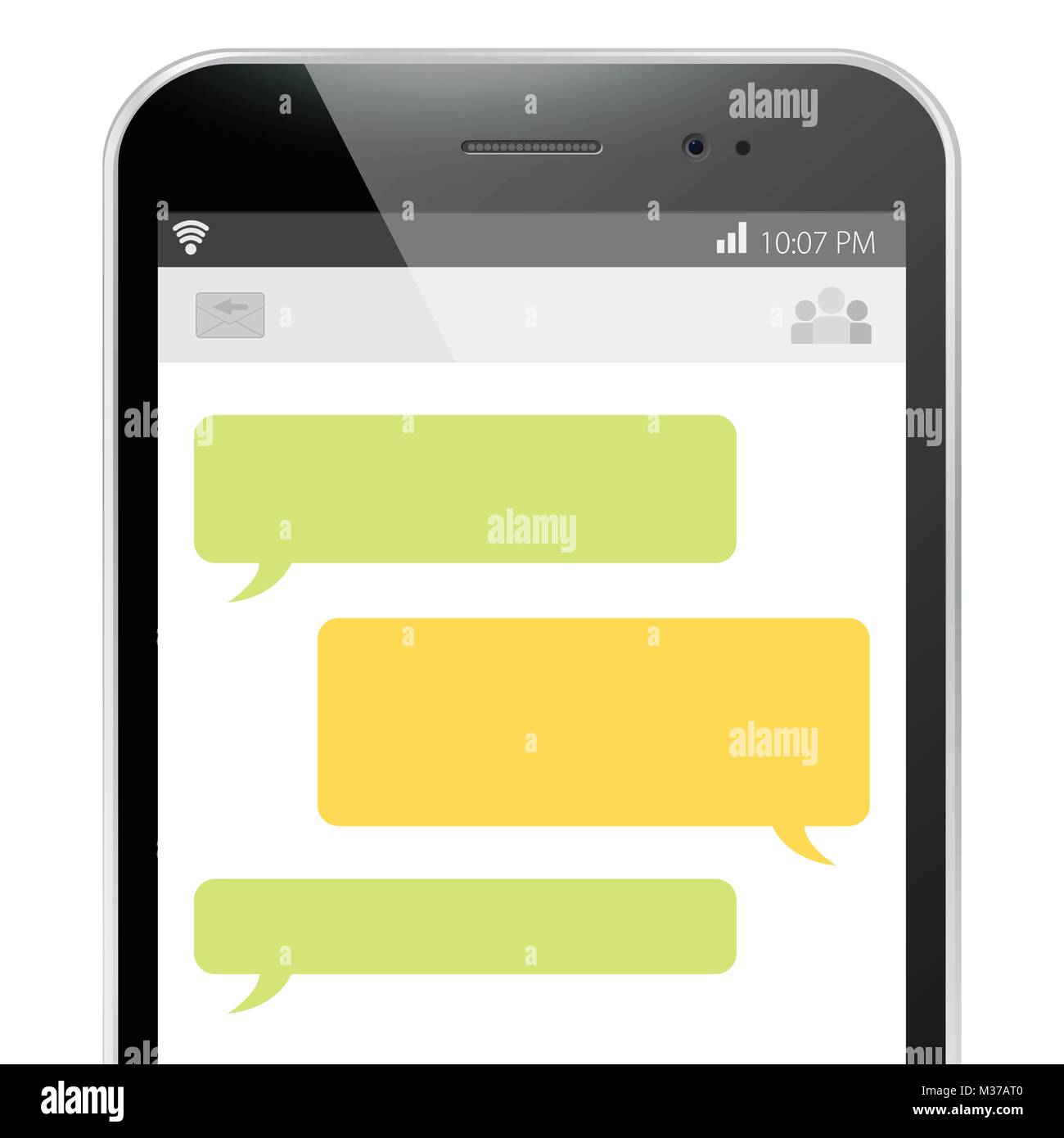 Digital message Stock Vector Images - Alamy