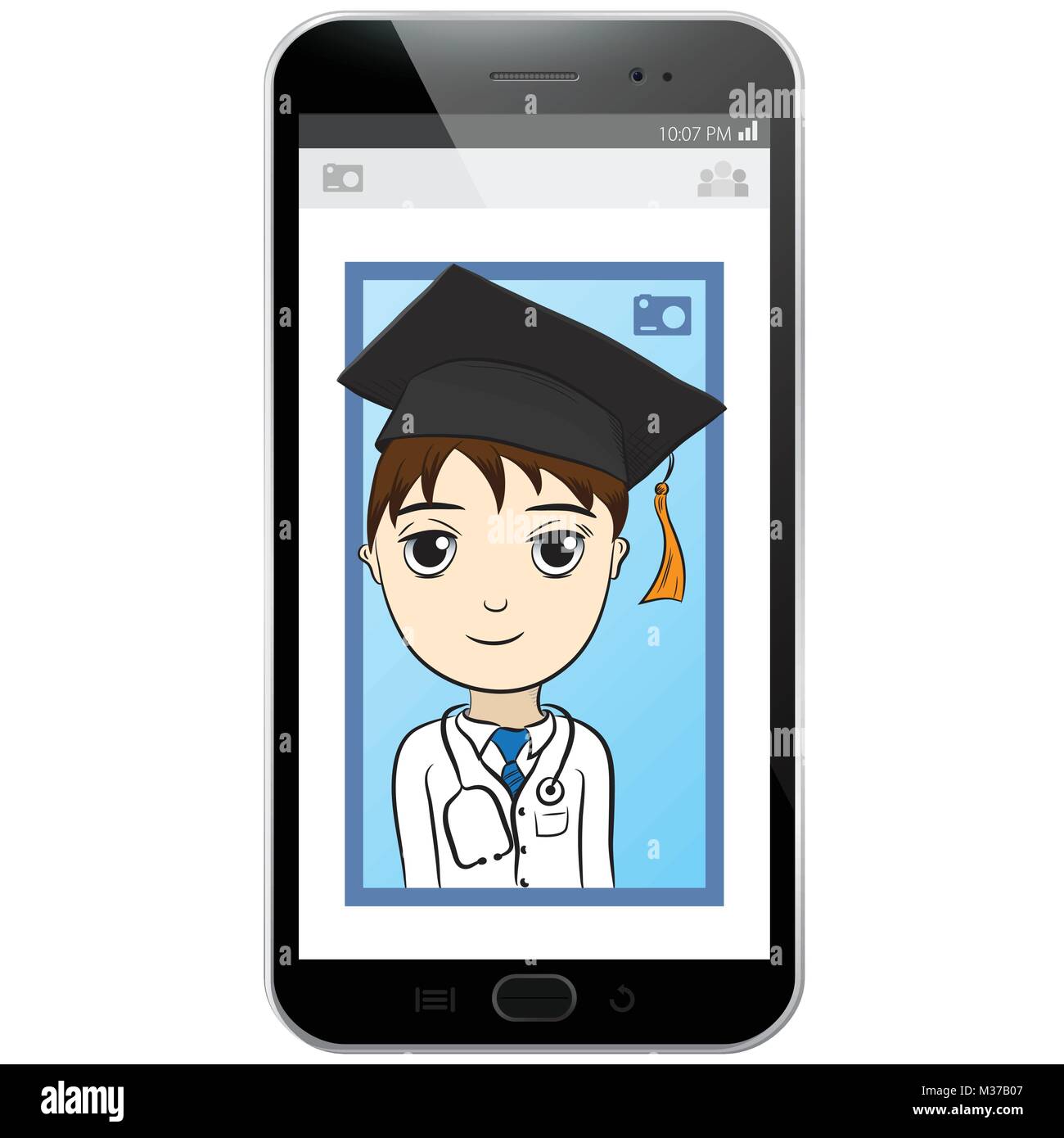 Mobile symbol vector vectors hi-res stock photography and images - Alamy